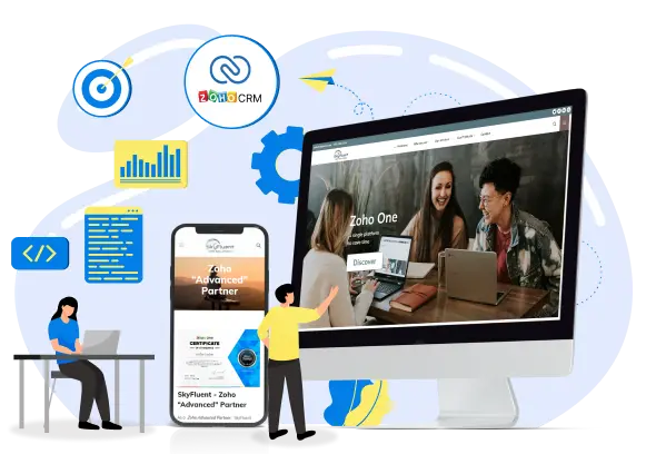 How AddWeb's Help SkyFluent with Zoho Creator Customizations